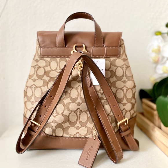 Coach | Bags | Coach Elle Backpack In Sig Jacquard F7333 | Poshmark